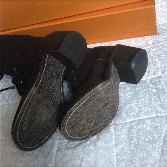 Kelsi Dagger | Shoes | Kelsi Dagger Fur Lined Brown Leather Boots ...